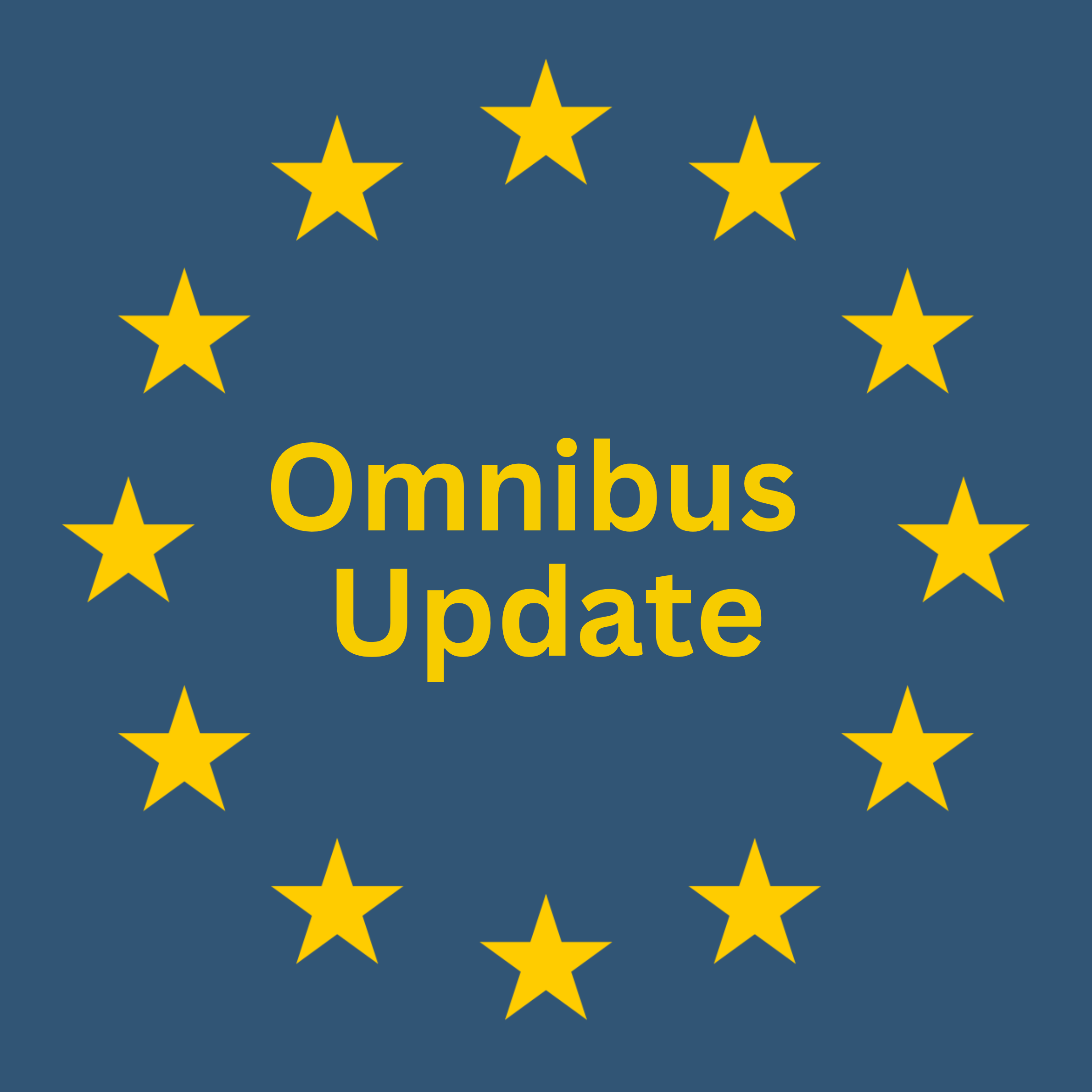 This week’s ‘EU Omnibus’ developments - Real Economy Progress